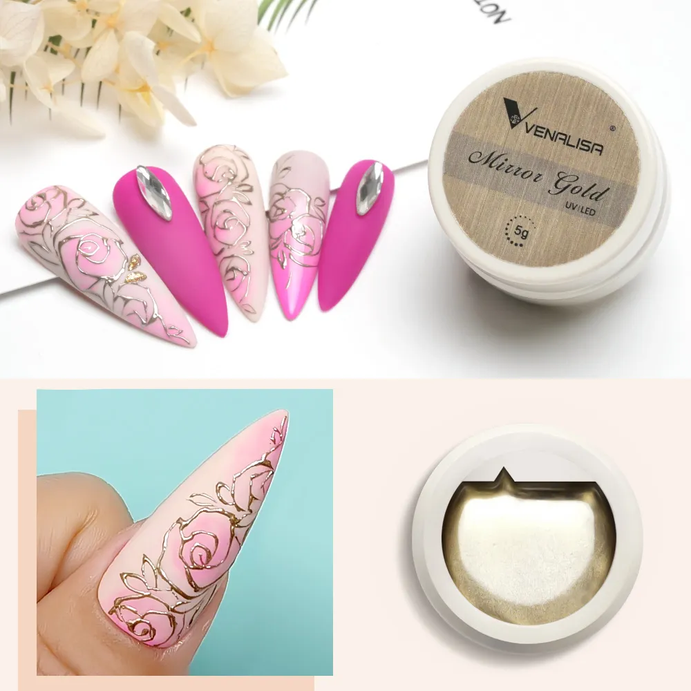 Shine Bright: 7 Wonders Of Venalisa Mirror Effect Gel Lacquer — Nail'd ...